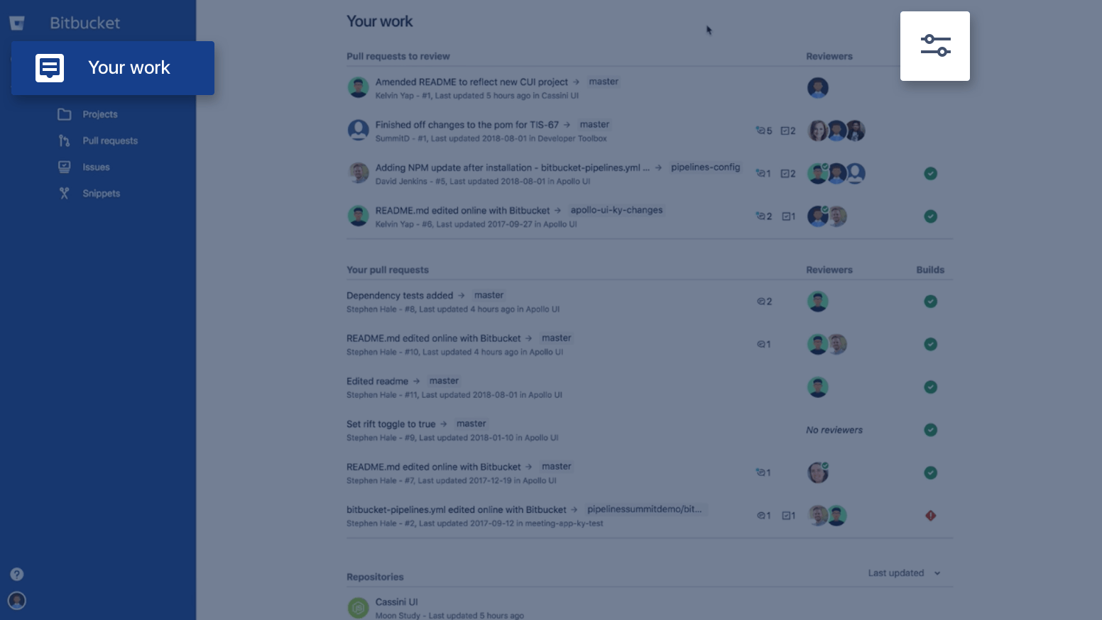 Bitbucket UI の紹介 | Bitbucket