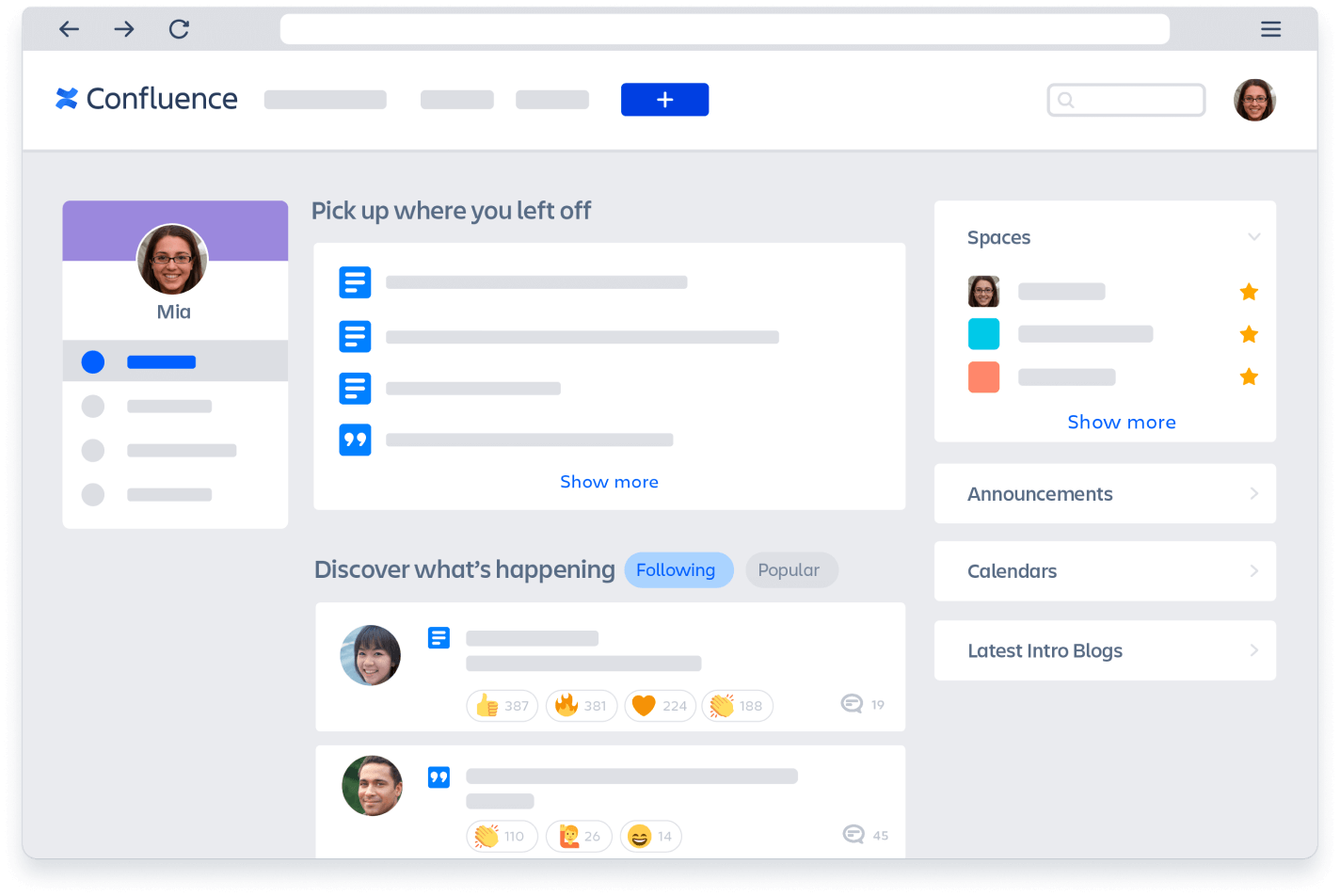 Confluence 機能 Atlassian