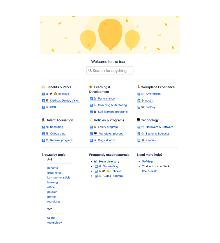 Confluence | Sua área de trabalho perfeita para equipes remotas