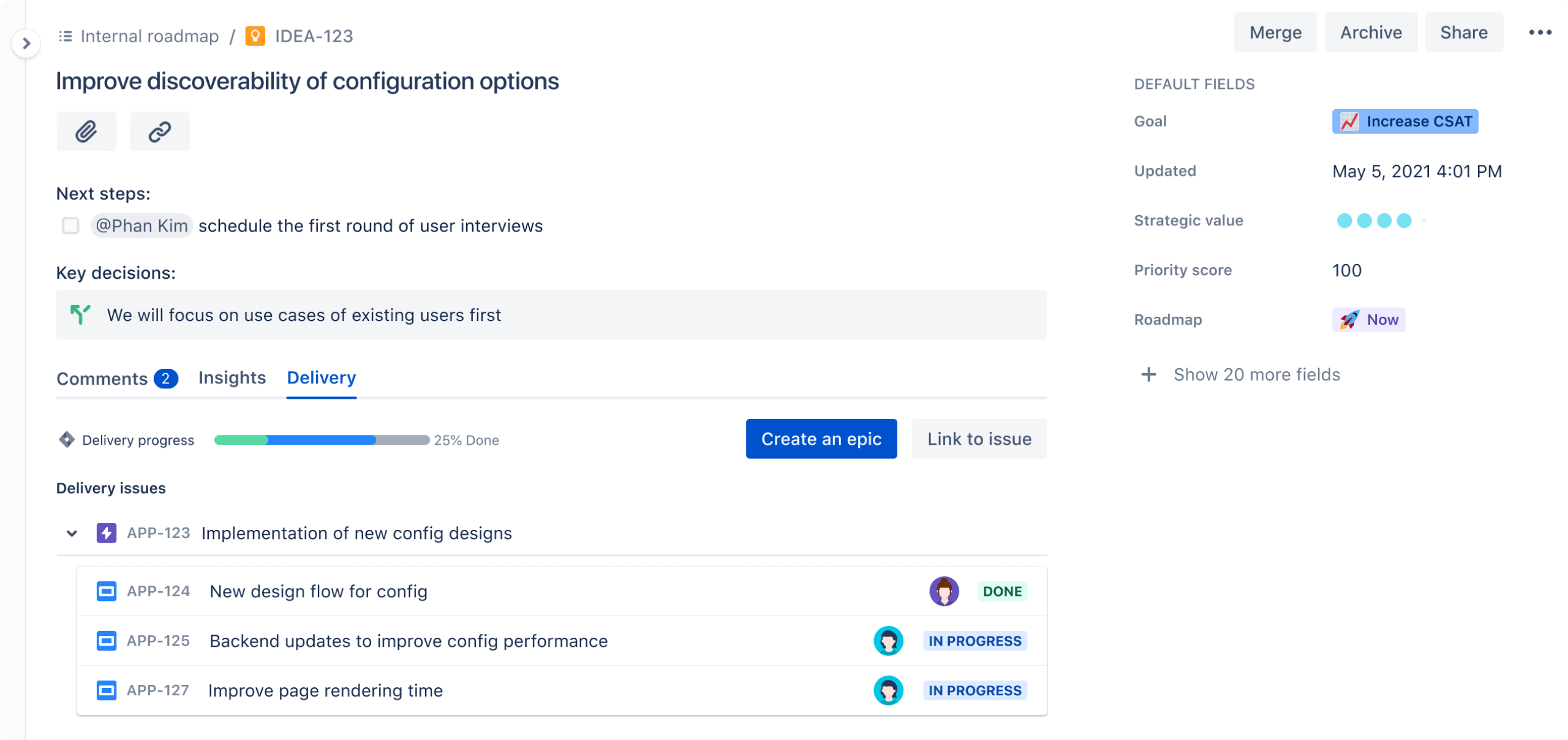 Jira Product Discovery | Erkennung für das Produktmanagement