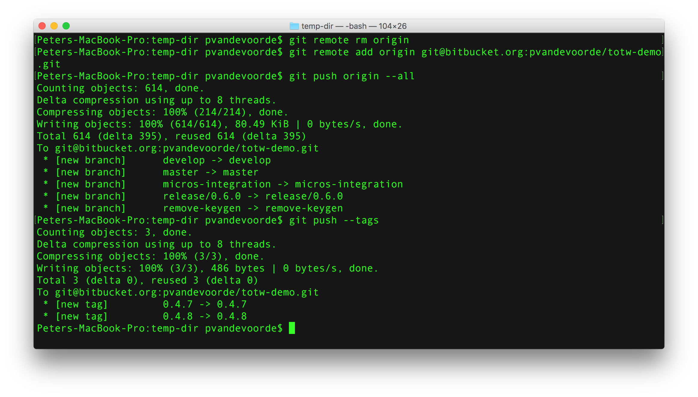How to move a git repository with history | Atlassian Git Tutorial