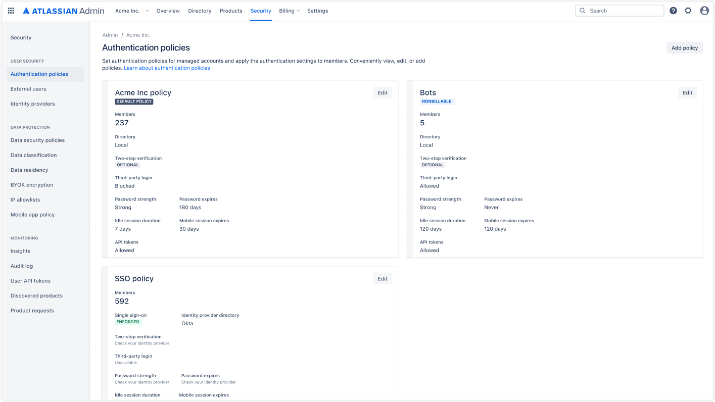 Atlassian Guard Product Capabilities Atlassian