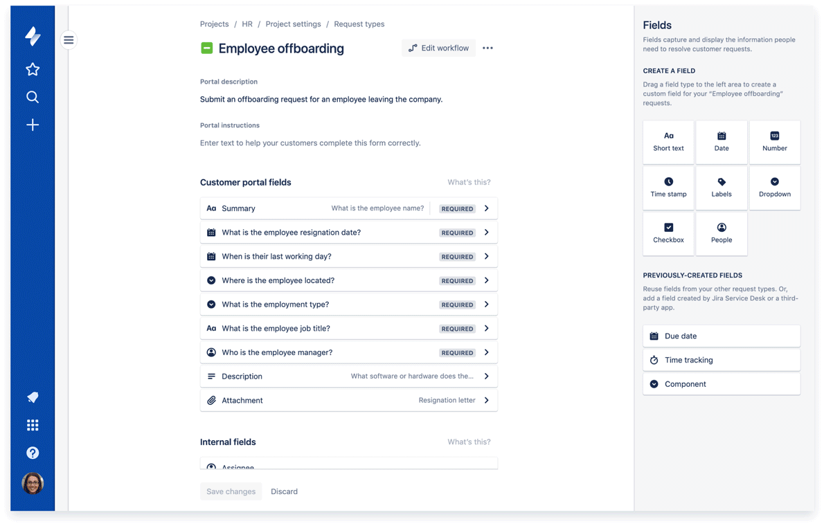 What's new in Jira Service Management - ESM templates