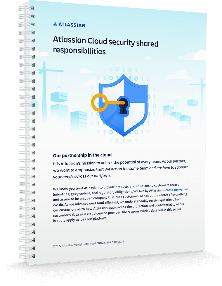 Cloud Security Shared Responsibilities Atlassian