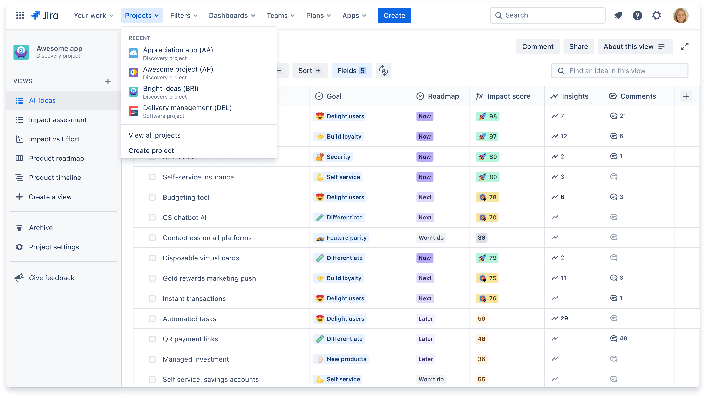Introduction to Jira Product Discovery projects | Atlassian