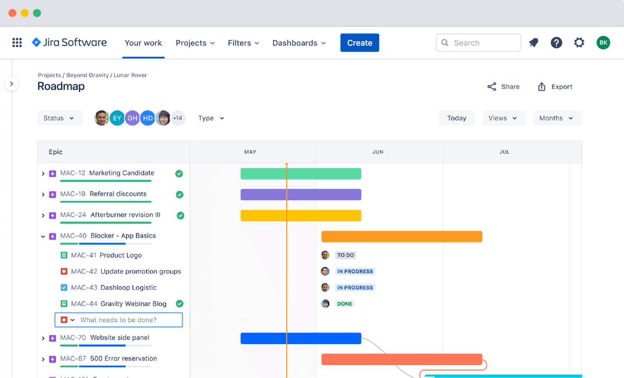 Compare Jira Software Cloud and Data Center features