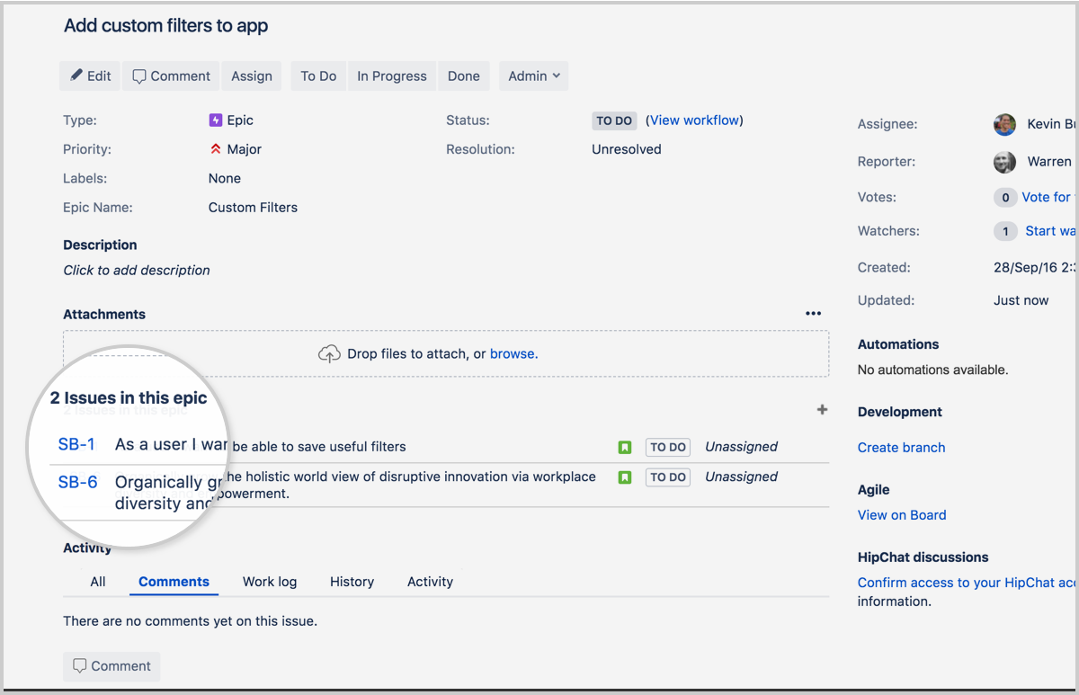 Aprende a utilizar épicas en Jira Software | Atlassian