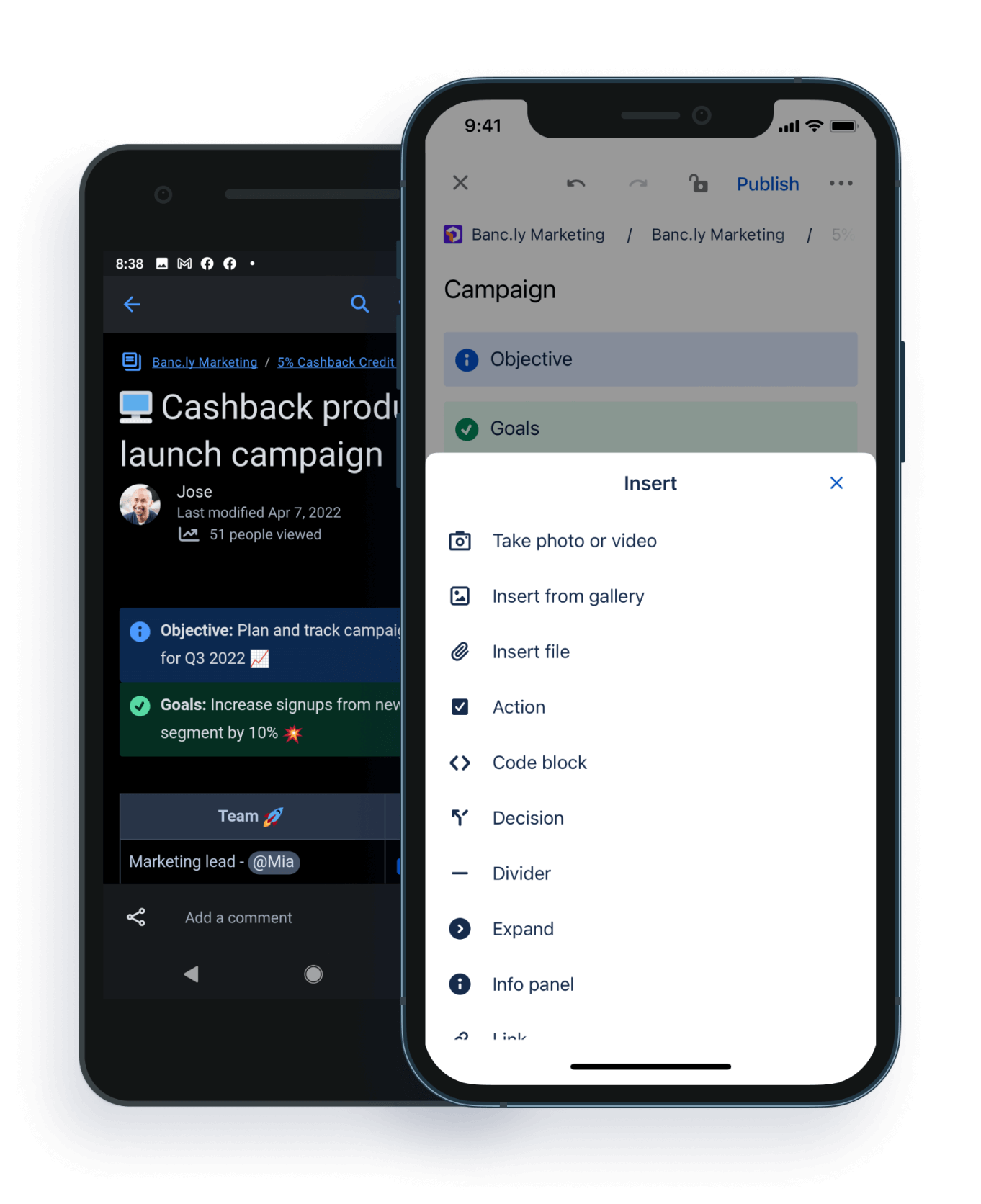 Confluence Mobile for iPhone and Android | Atlassian