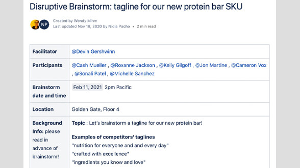 Disruptive Brainstorming | Atlassian