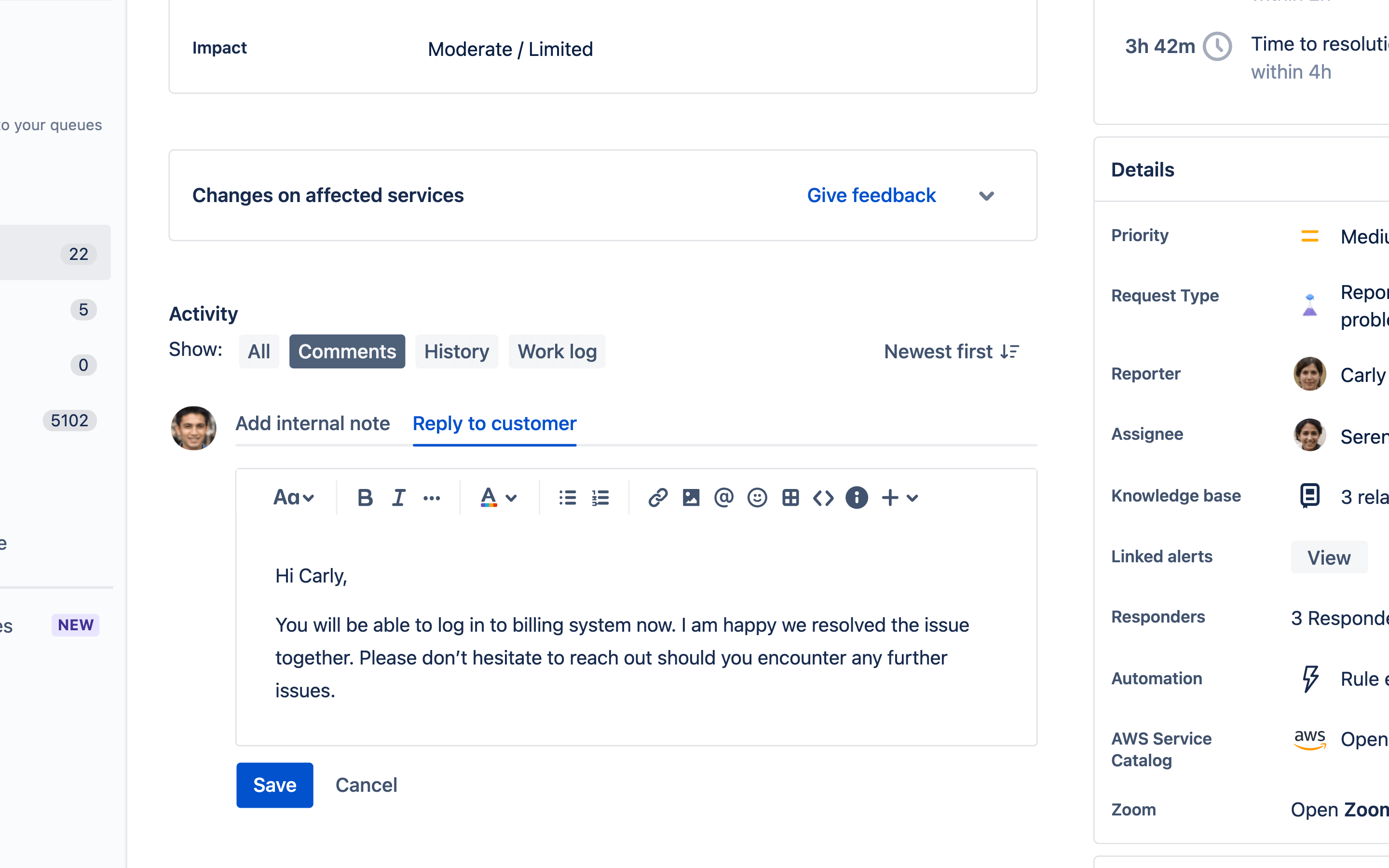 Tutorial zum E-Mail-Support in Jira Service Management