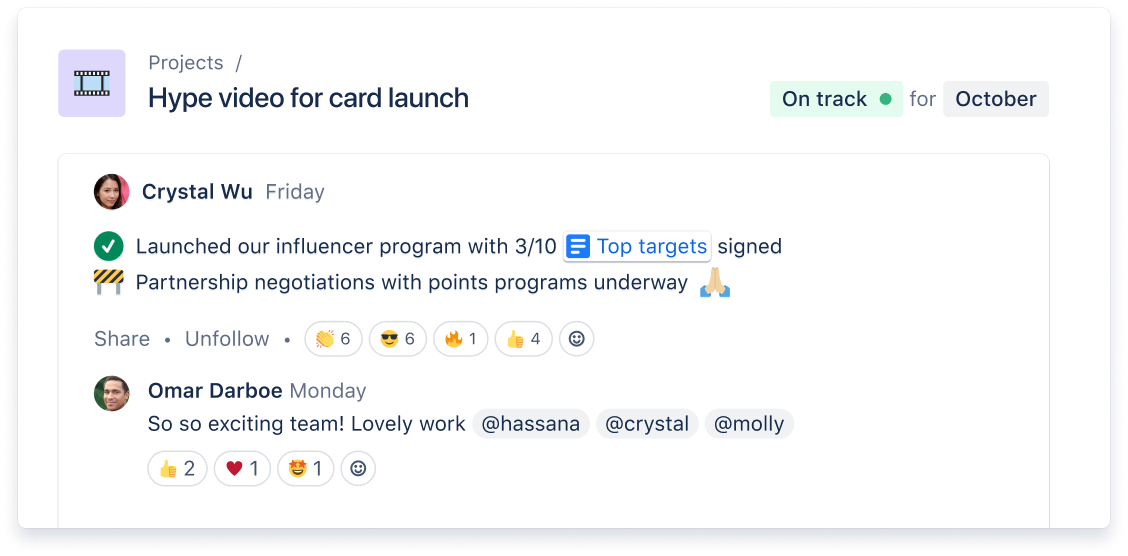 Project Communication For Teams Atlassian