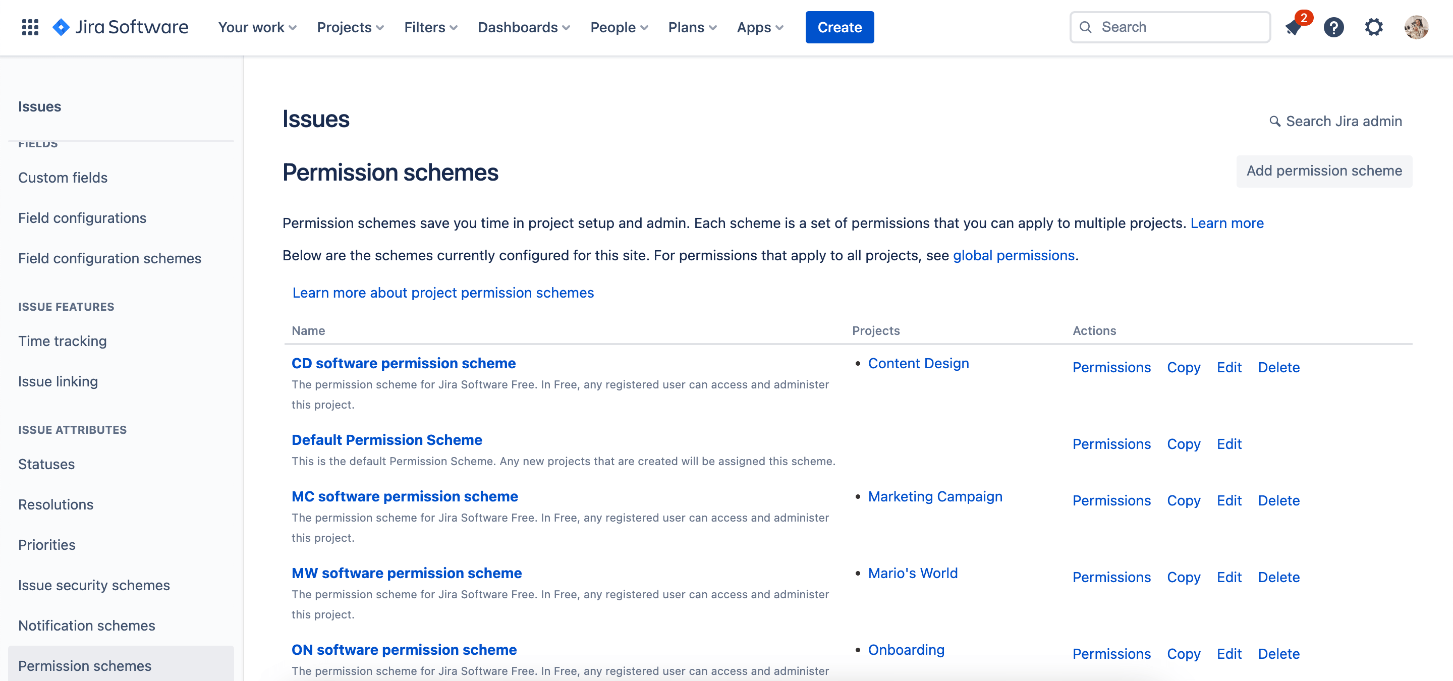 Tutoriales de guías y permisos | Jira Software | Atlassian