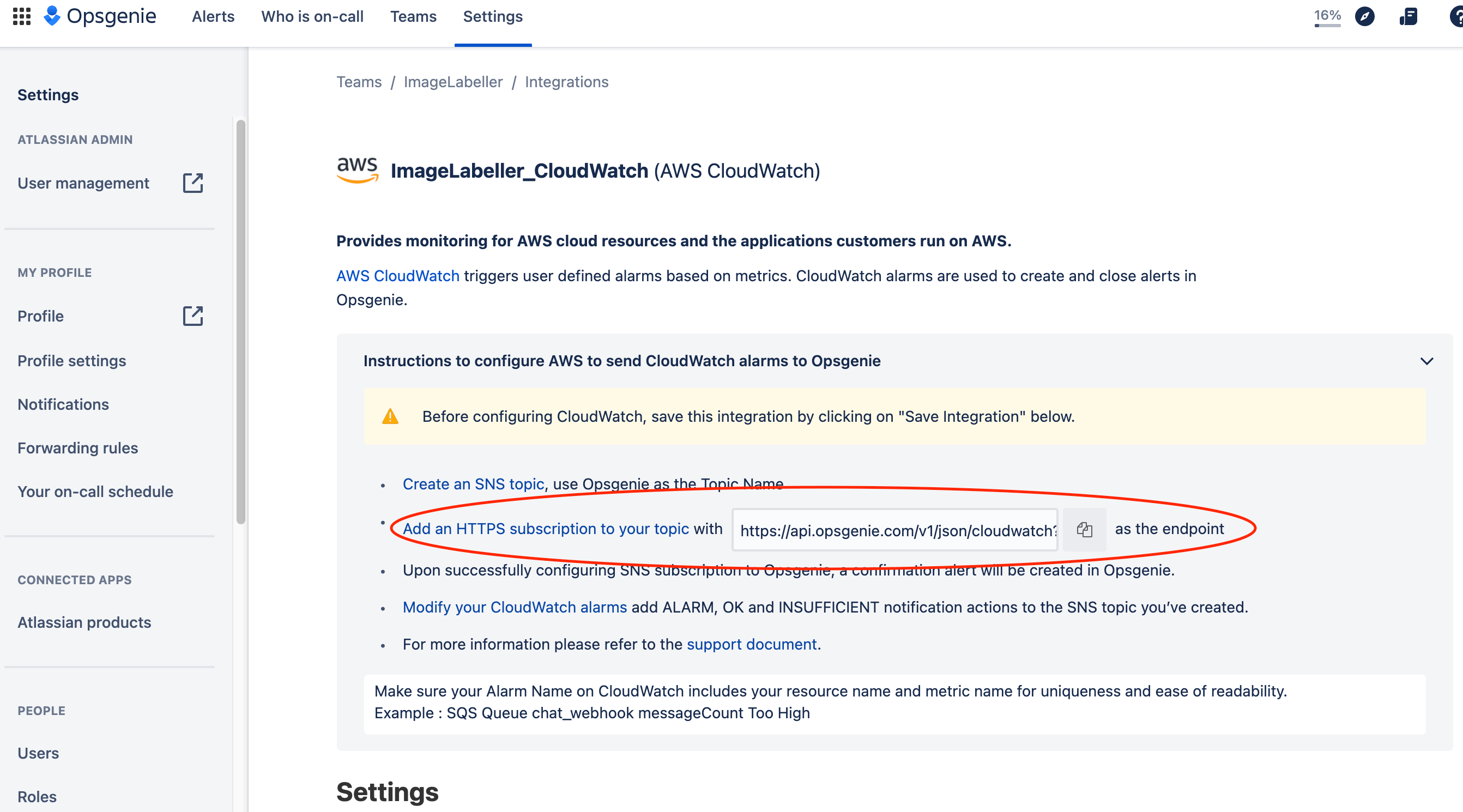 Monitoriza ImageLabeller con Opsgenie | Atlassian