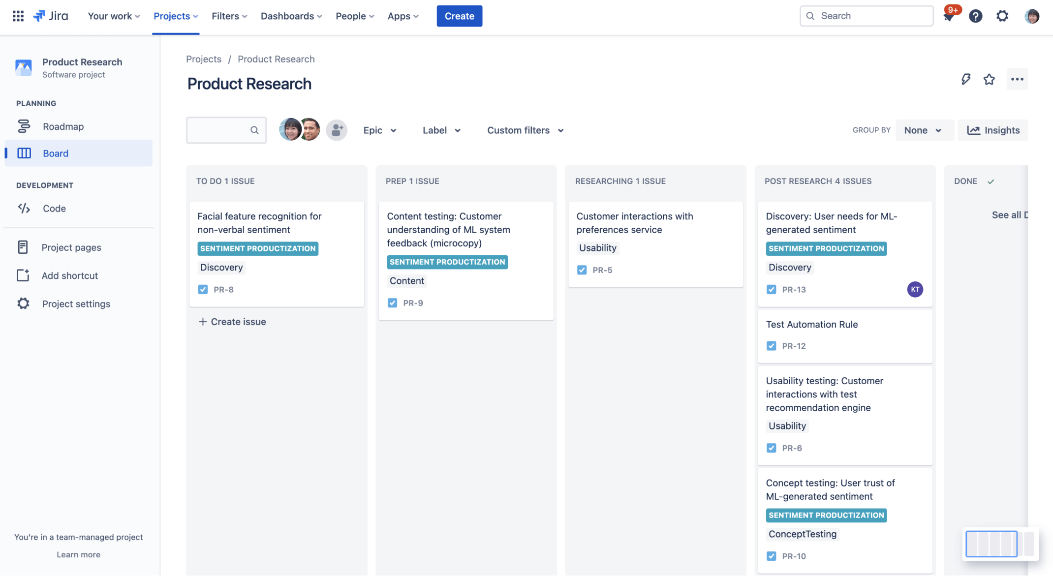 敏捷协作模板 Jira Templates