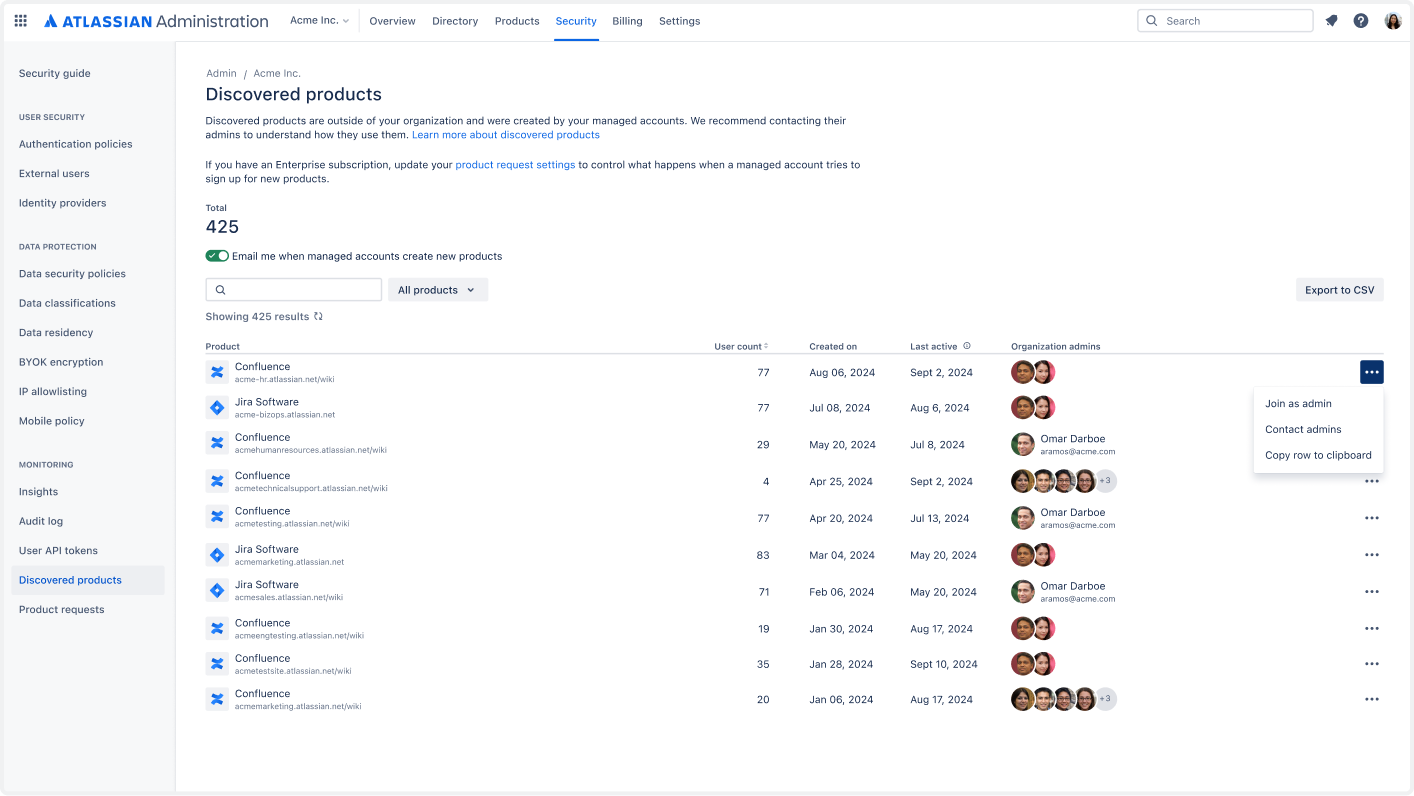 Atlassian Guard - Product Capabilities | Atlassian
