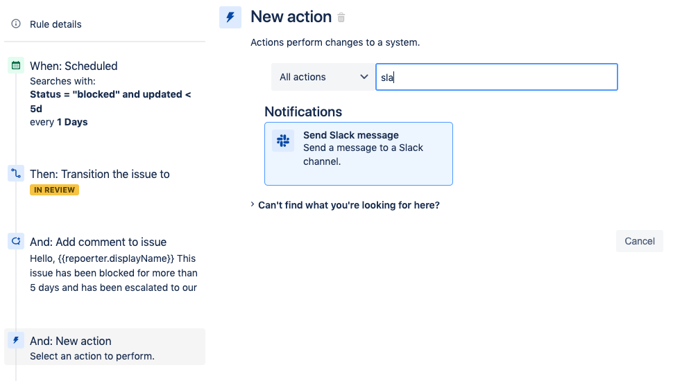 在 Jira 中自动上报逾期事务 | Atlassian