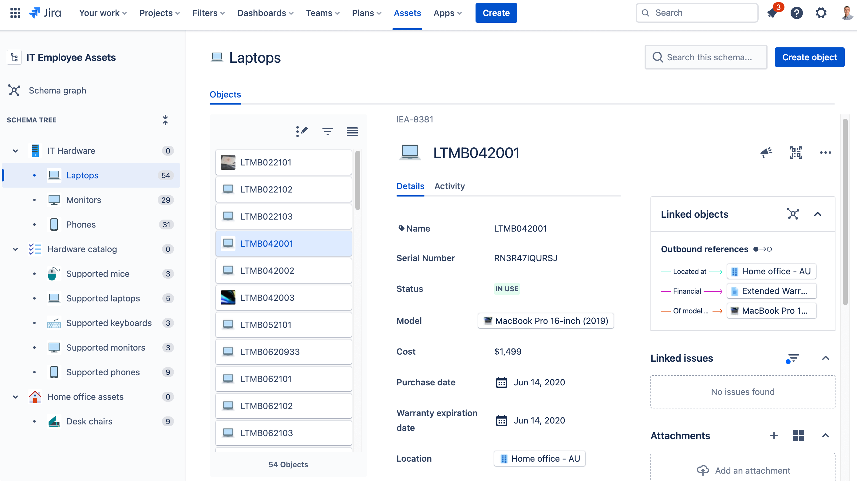 Jira Asset-Management und Konfigurationsmanagement | Assets