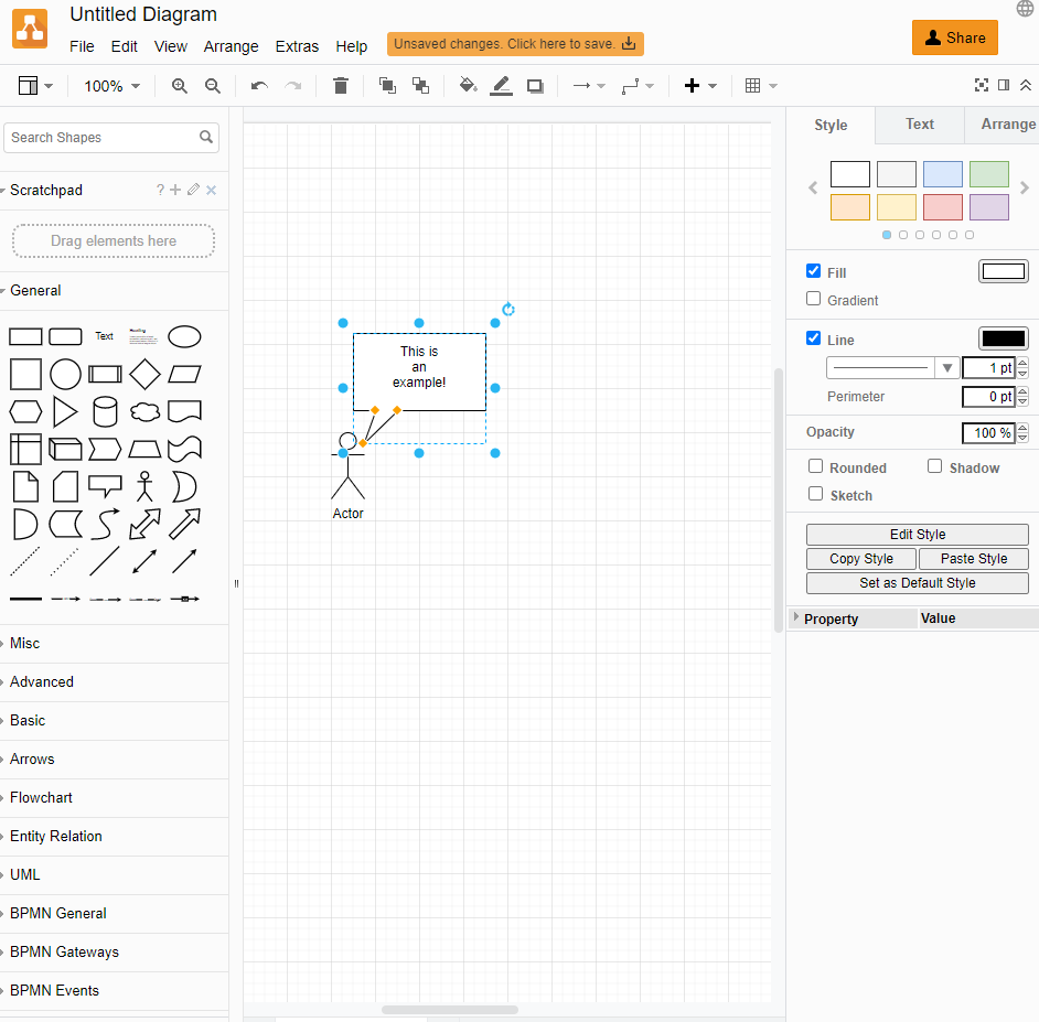How To Draw A Database Model Diagram Simple Tutorial
