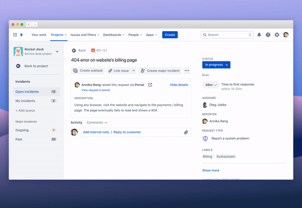 What's new in Jira Service Management - Incident management