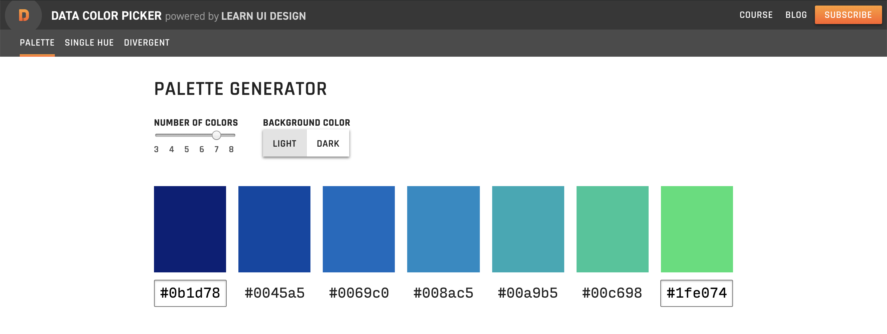 5 Color Chart Color Coding Ink Palettes — Mountain Of Ink