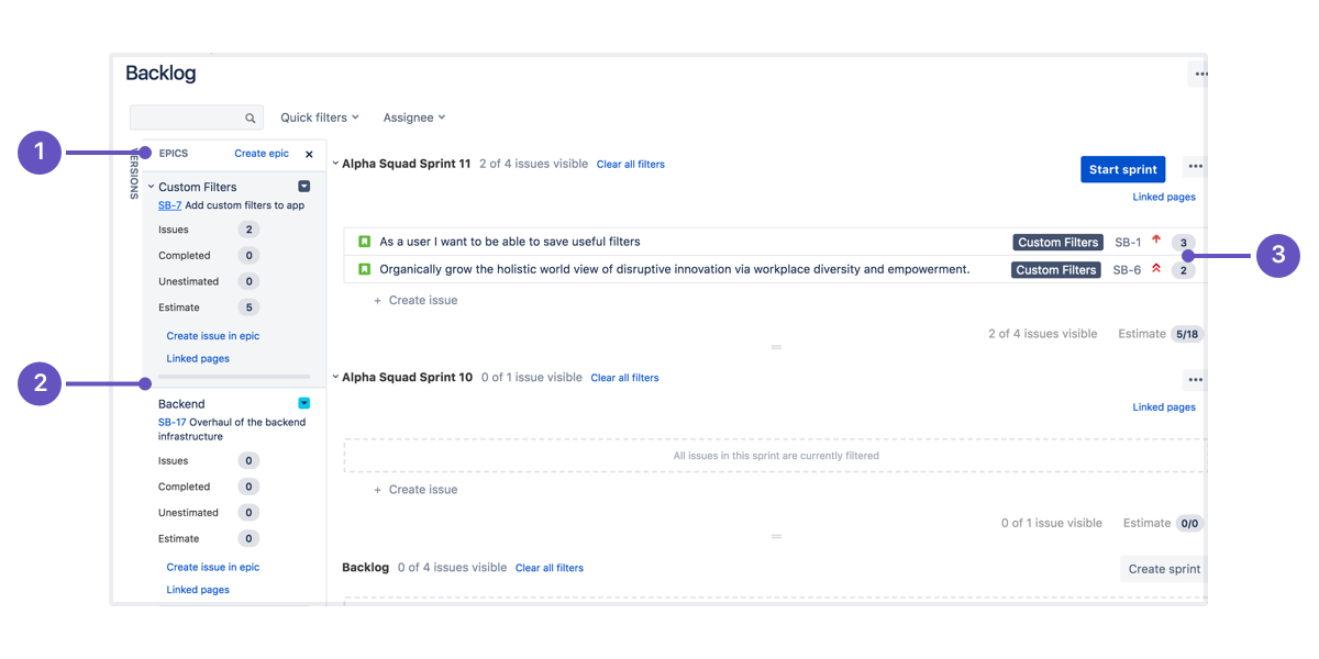 Learn how to use epics in Jira | Atlassian