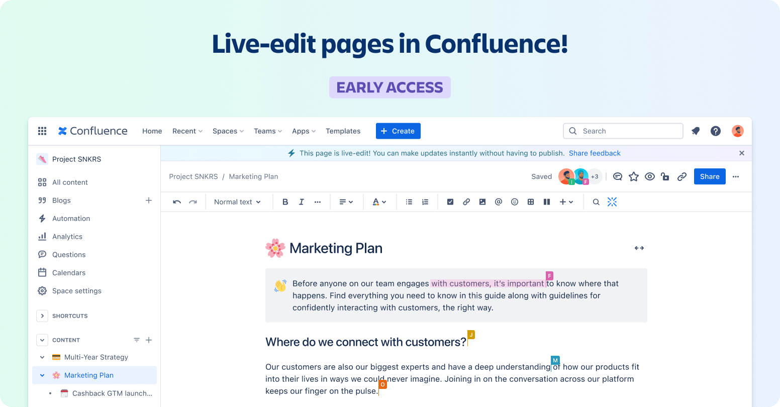 Nouveautés de Confluence | Atlassian