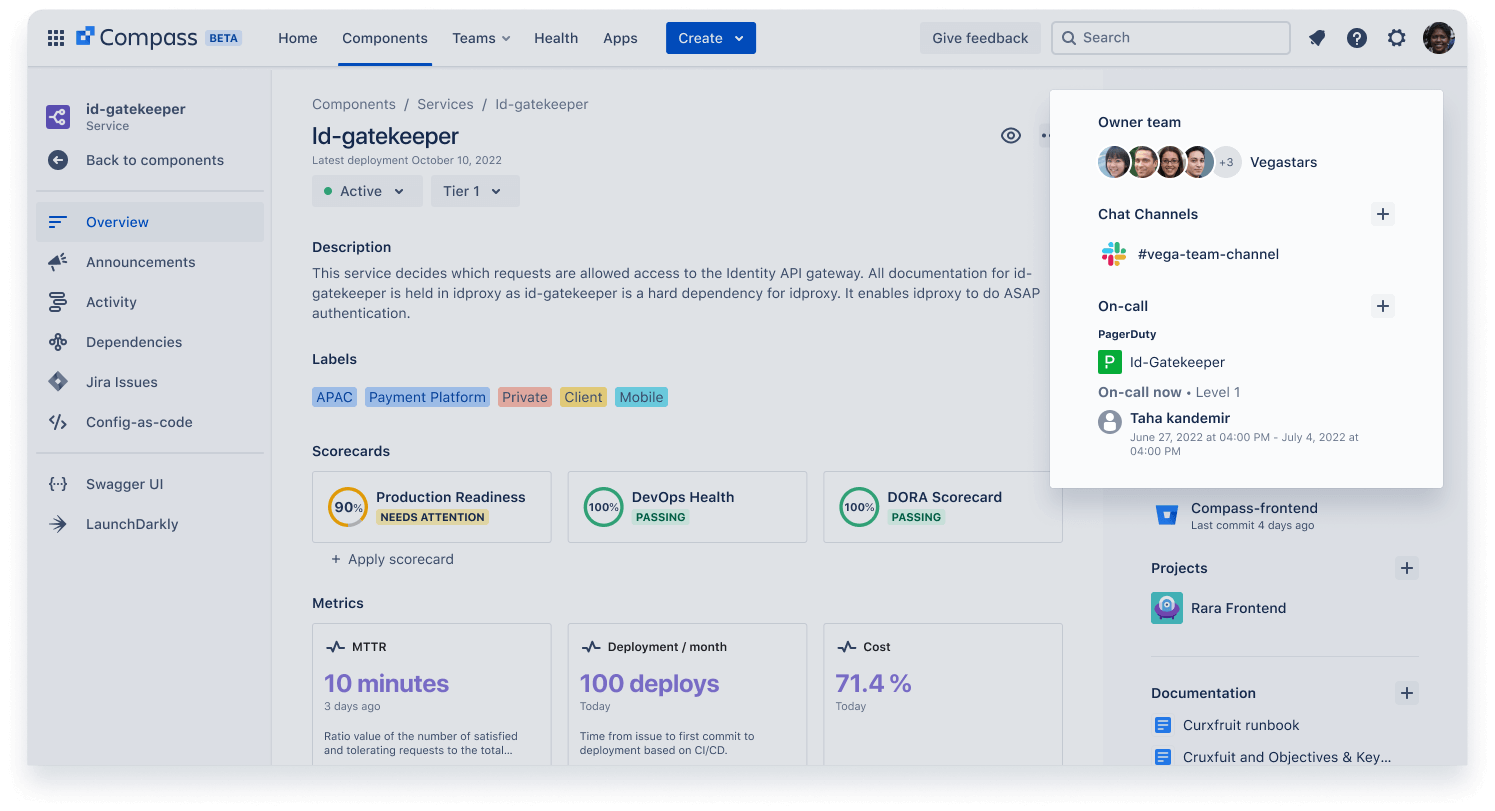 Compass | Mission control for your distributed architecture