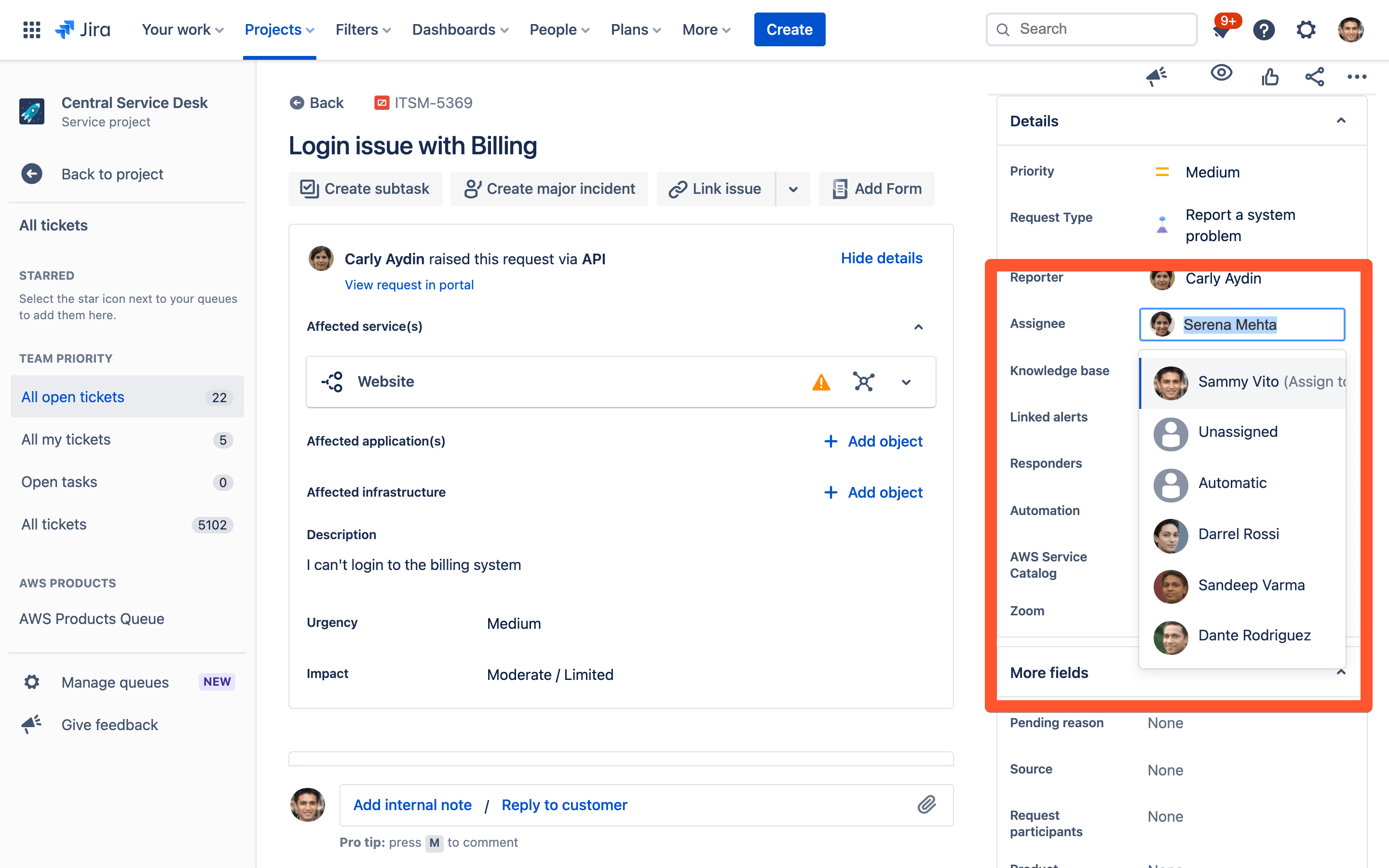 Tutorial de asistencia por correo electrónico de Jira Service Management