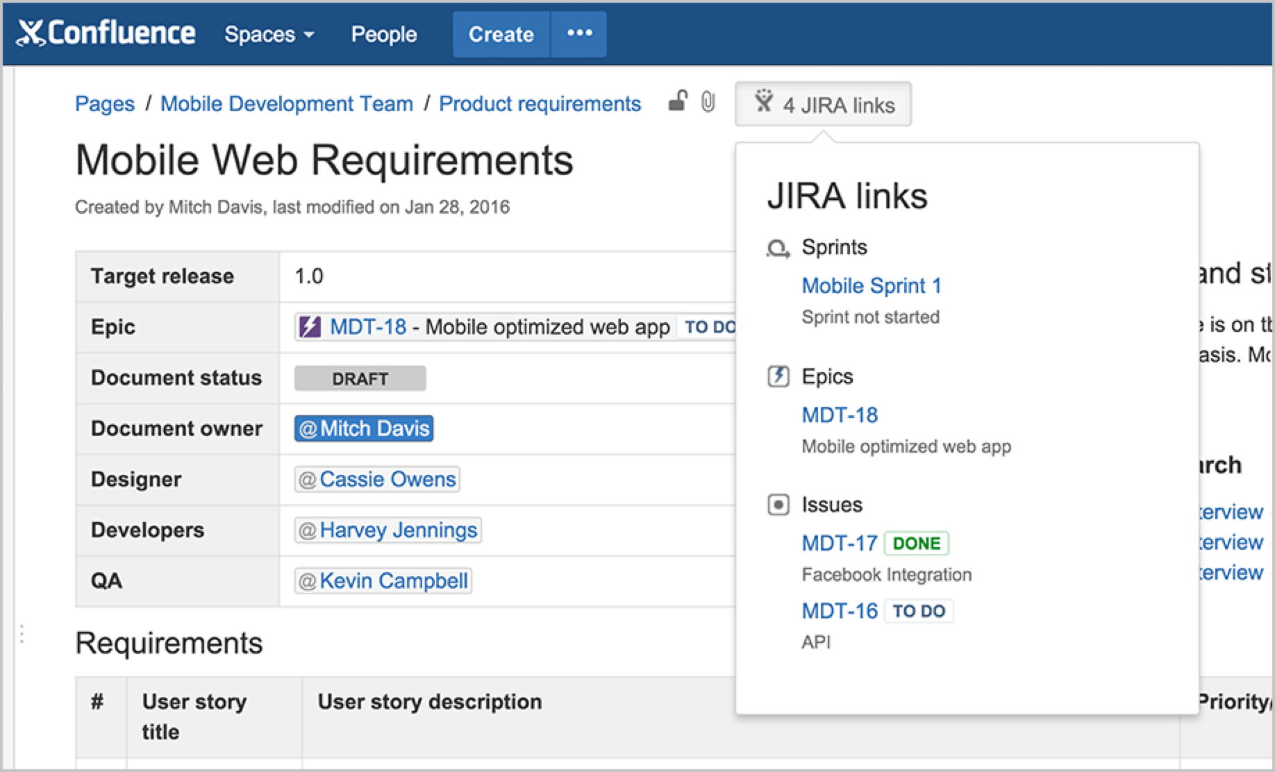 Confluence JIRA Software Integration Atlassian Confluence JIRA Software Integration Atlassian