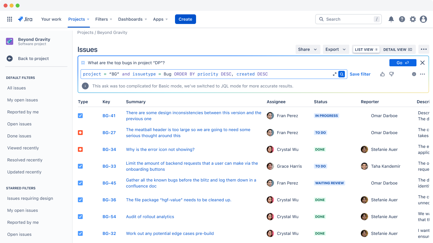 比较 Jira Cloud 和 Jira Software Data Center 的功能 | Atlassian
