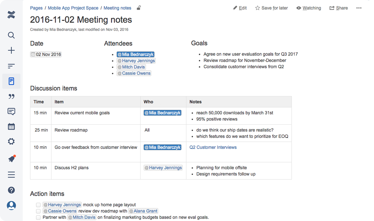 Confluence Team Documentation Software Atlassian