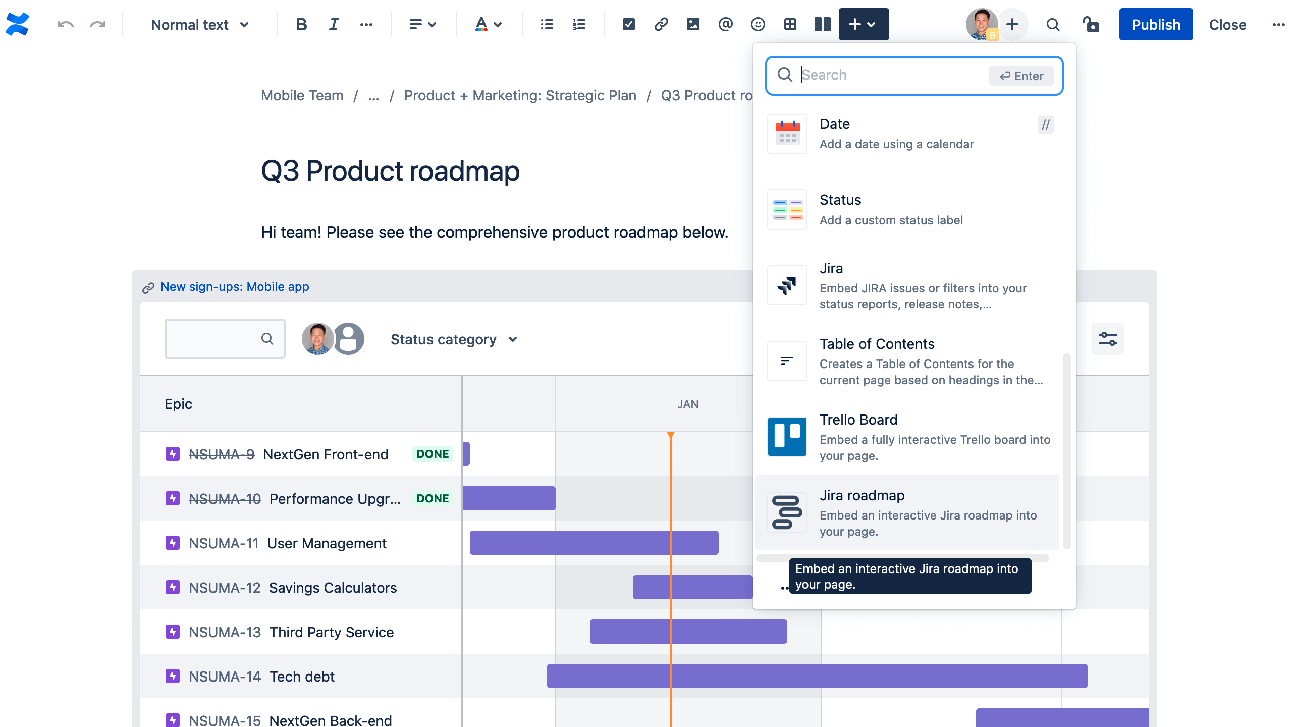 Compare Confluence Cloud and Data Center features