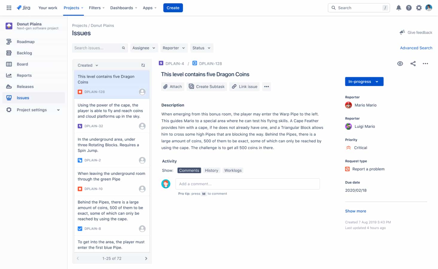 Compare Jira Software Cloud and Data Center features